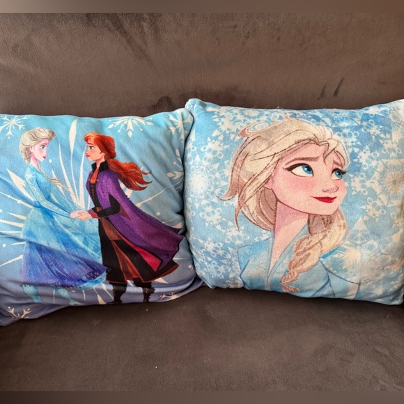 Bedding | Frozen Ii Elsa And Anna Throw Pillows | Poshmark